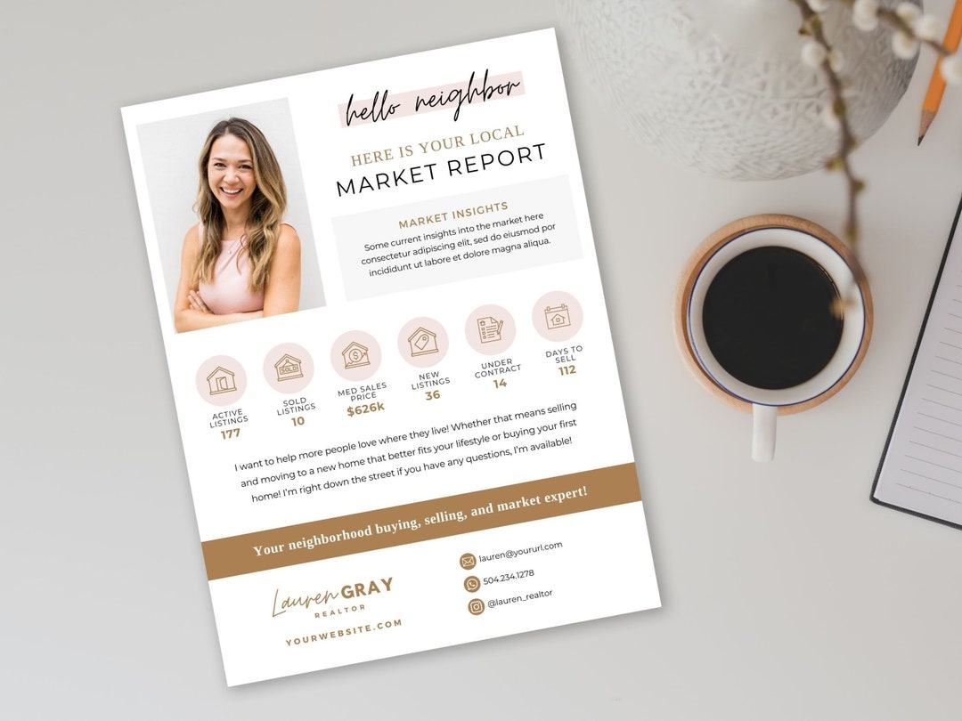 Market Update, Real Estate Flyer, Market Update Flyer, Real Estate ...