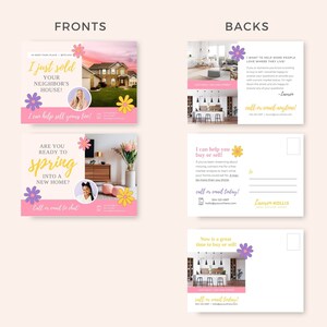 Spring Real Estate Postcard, Spring Real Estate Marketing, Spring ...