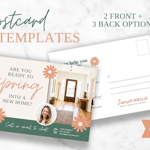 Spring Real Estate Postcard, Spring Real Estate Marketing, Spring ...