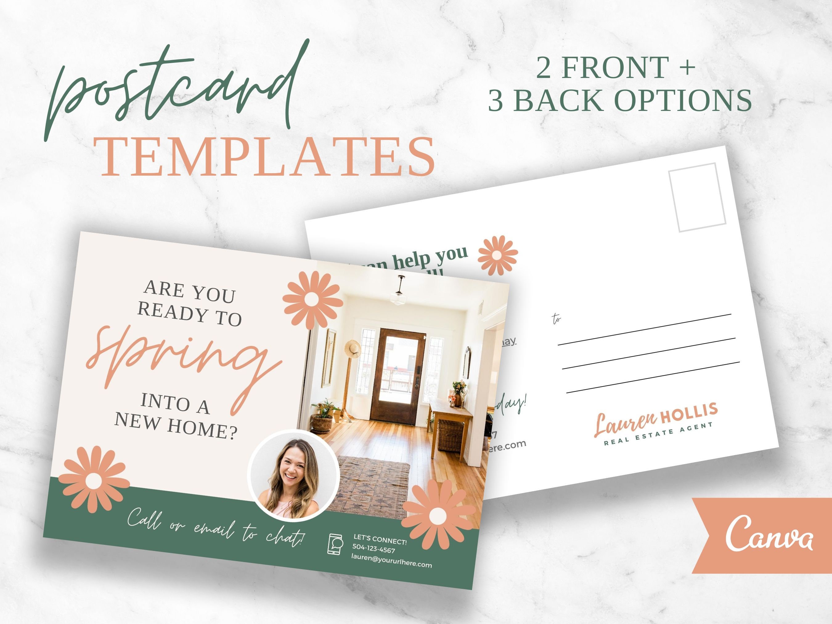 Spring Real Estate Postcard, Spring Real Estate Marketing, Spring ...