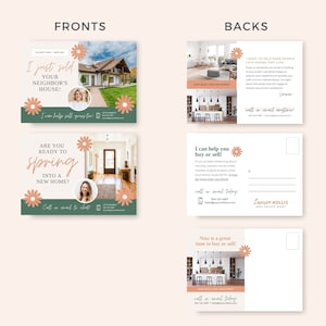 Spring Real Estate Postcard, Spring Real Estate Marketing, Spring ...