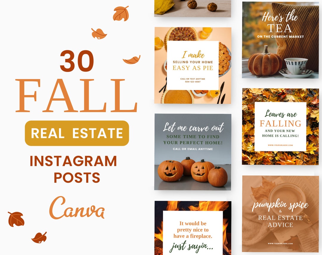 30 Fall Real Estate Instagram Posts, Funny Real Estate Posts, Autumn ...