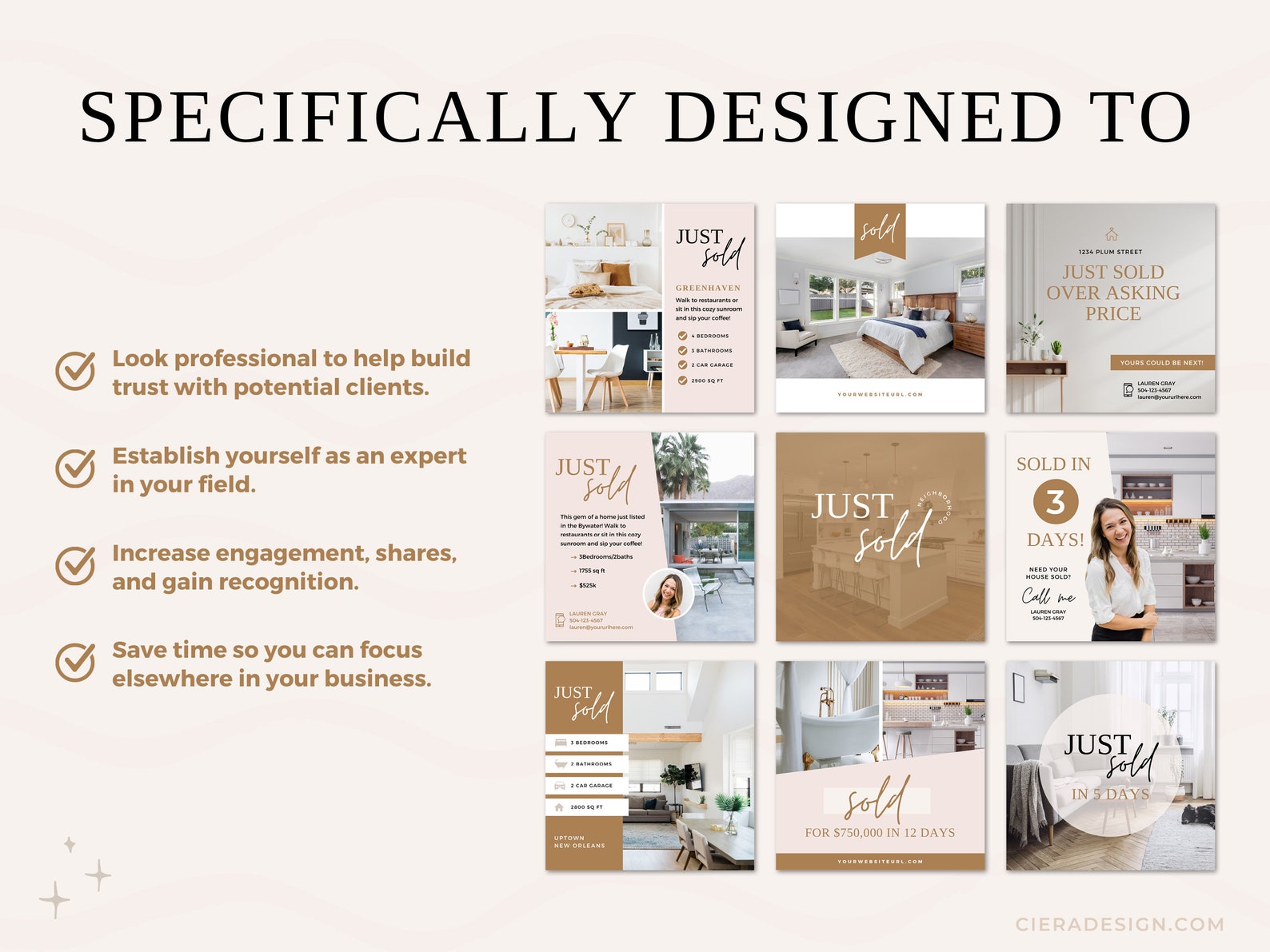 20 Just Sold Realtor Instagram Posts | Real Estate Agent Templates ...