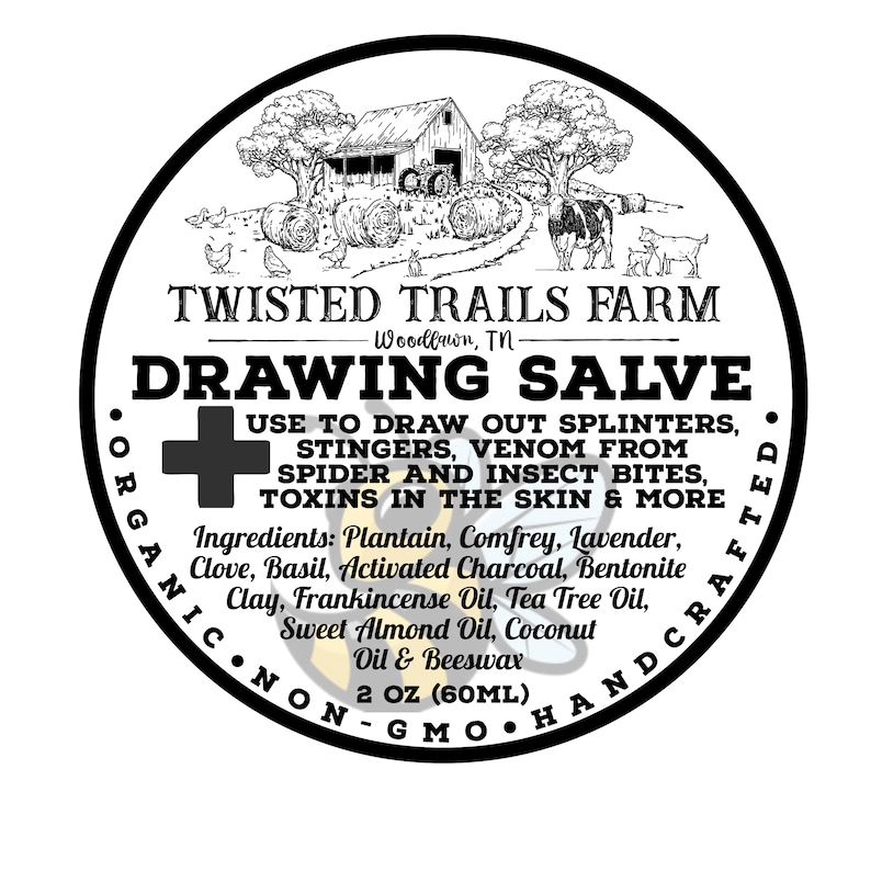 Organic Black Drawing Salve | Herbal Apothecary - Etsy