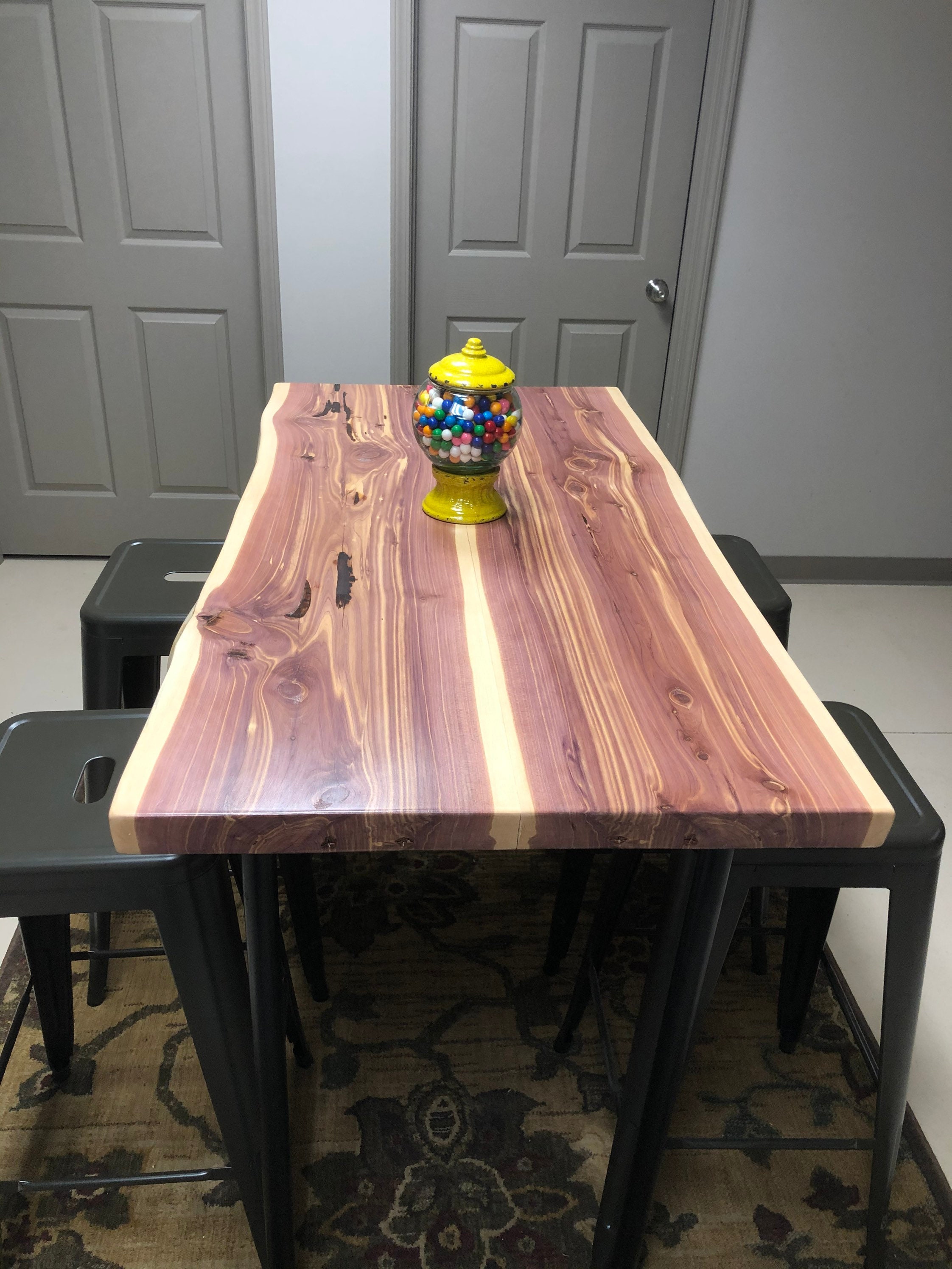 Live Edge Cedar Table - Etsy