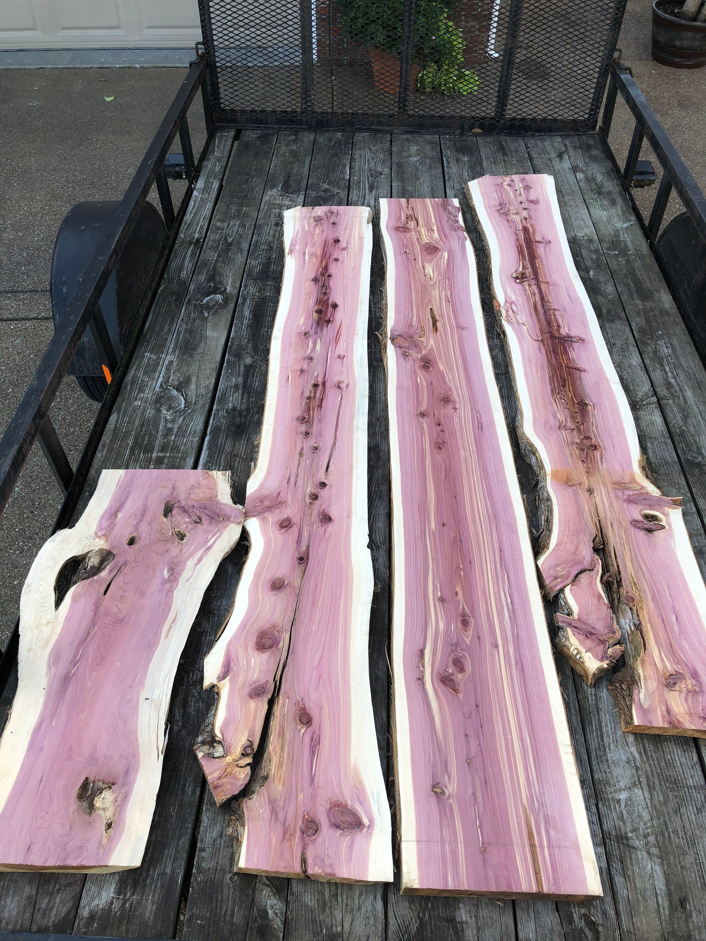 Live Edge Cedar Table - Etsy