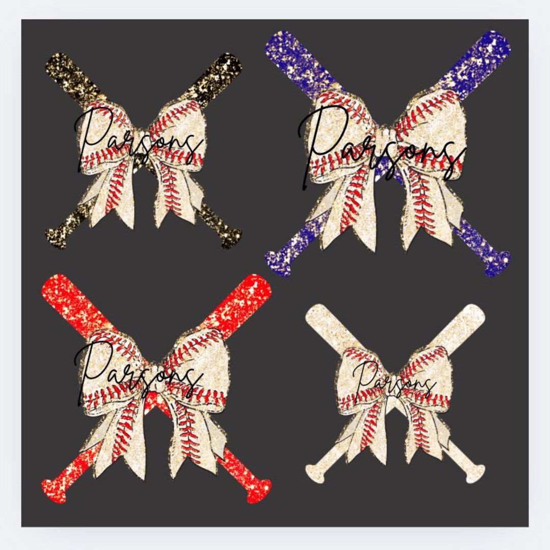 4 GLITZ Baseball Bats PNG Gold Glitter Baseball Bat Cross With Gold ...
