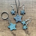 Spiral Star Clay Charm Necklaces, Earrings, Keyrings, Phone Charms and ...