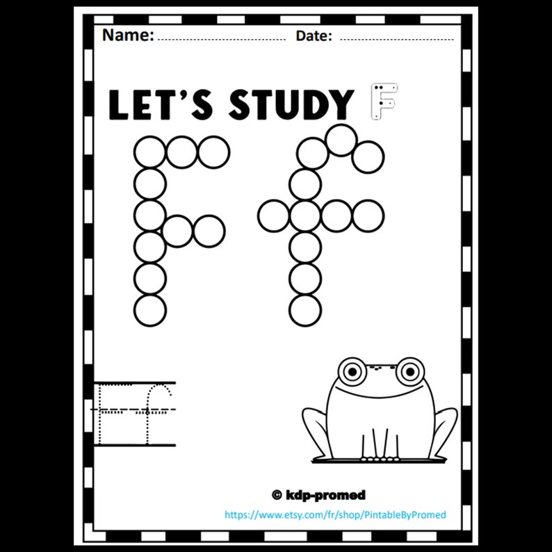 Dab Markers Preschool Printable27 Alphabet Dab Activity - Etsy