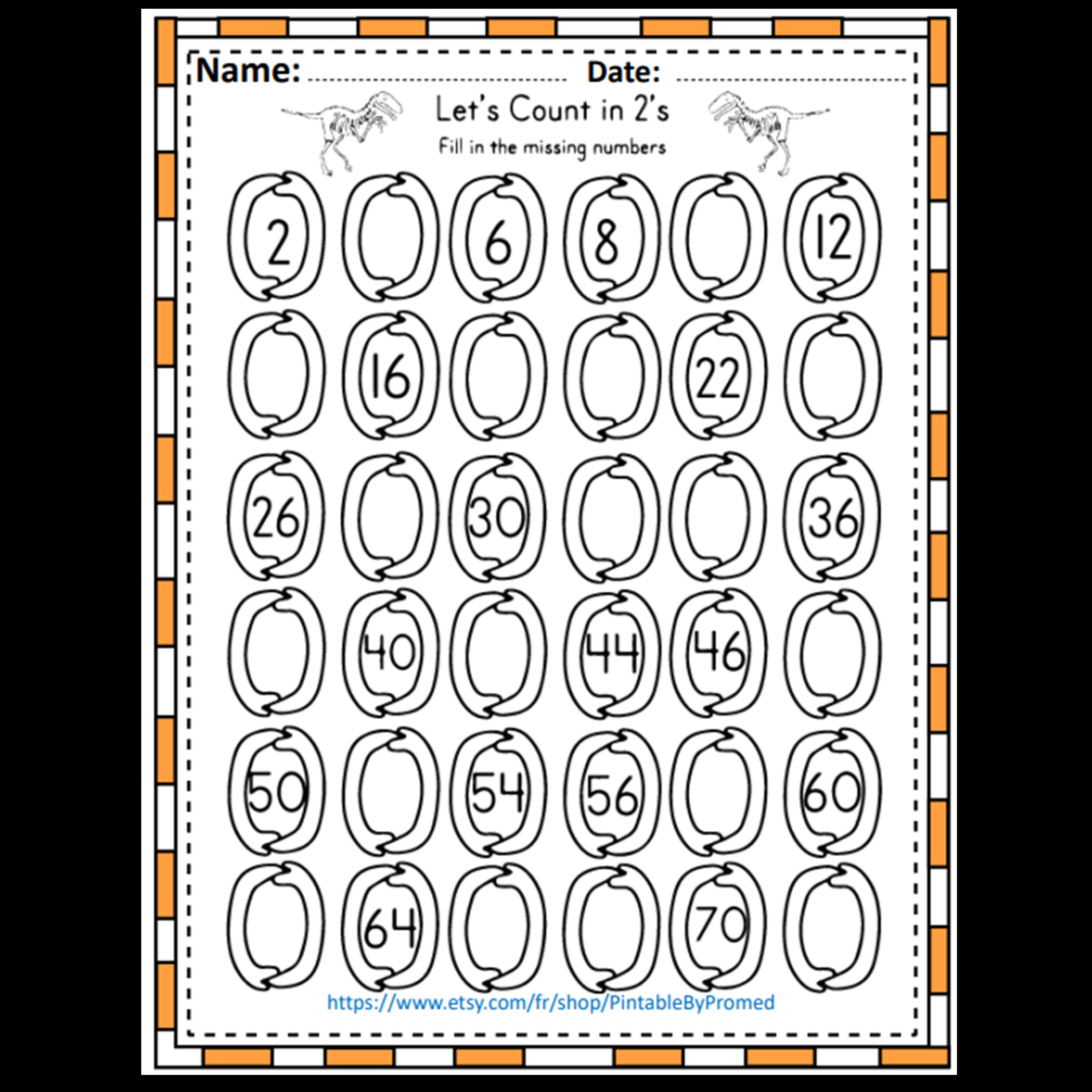 28 Dinosaur Math Worksheetsdinosaur Pre-school/dinosaur - Etsy