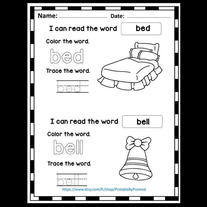 Dolch Nouns Booklet 49 Page,printable Dolch Pre-primer Sight Word ...
