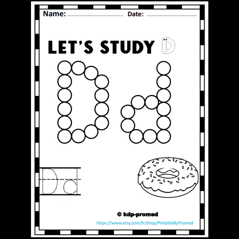 Dab Markers Preschool Printable27 Alphabet Dab Activity - Etsy