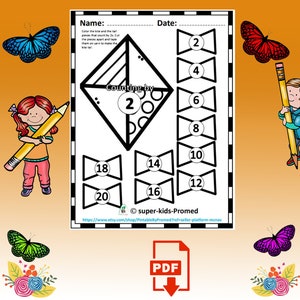 Spring Kite Kids Printable Craft Template, Creative Writing, Paper ...