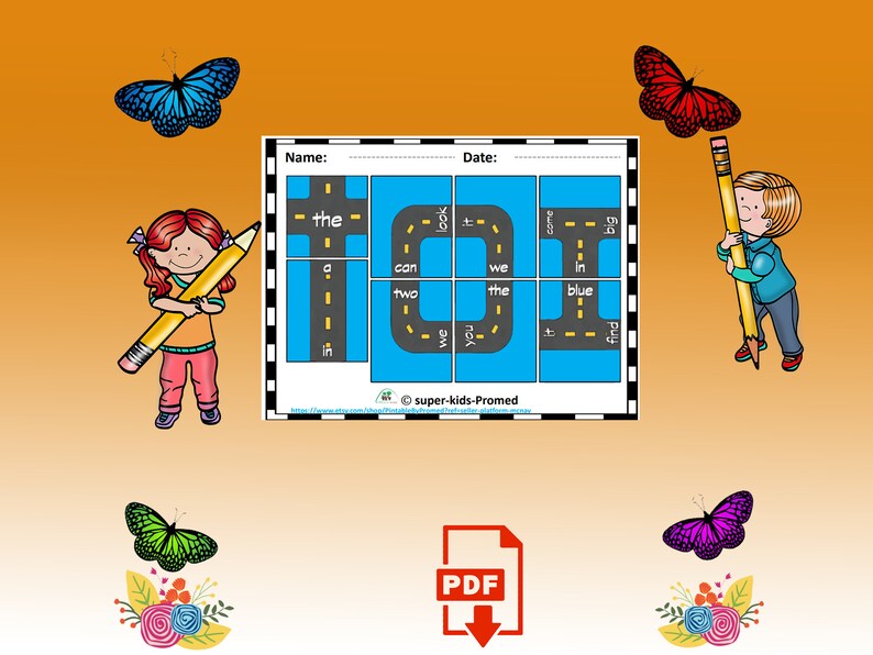 Numbers Printable Road Mat for Boys. Construction Truck Tracing ...