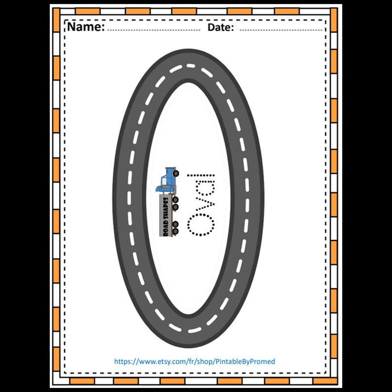 Road Shape Mats – Shapes Activity ,shapes Tracing Road Mats Printable ...
