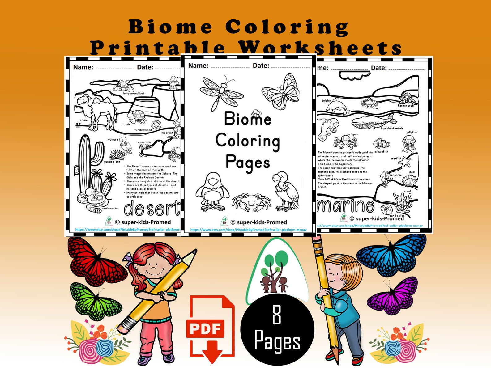 Biome Coloring Pages,printable Science Coloring Page | Dimetrodon Art ...