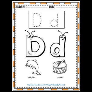 Alphabet Worksheets - Printable - Tracing - Coloring - Homeschool ...