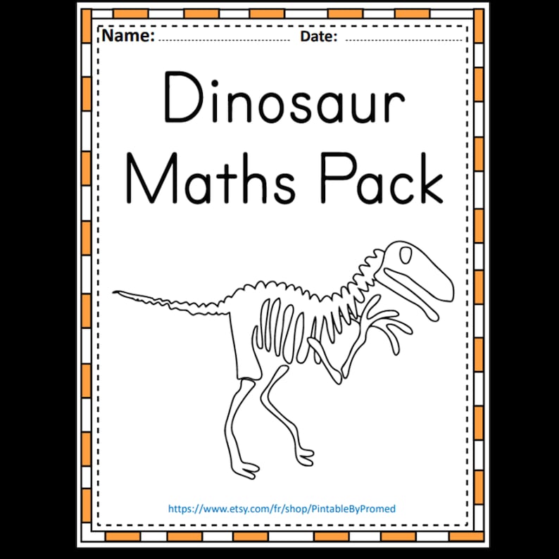 28 Dinosaur Math Worksheets,dinosaur Pre-school/dinosaur Coloring Pages ...