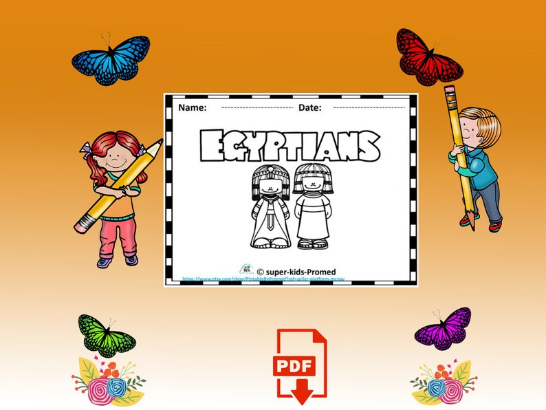 Ancient Egypt Printable Reader for Kids - Etsy
