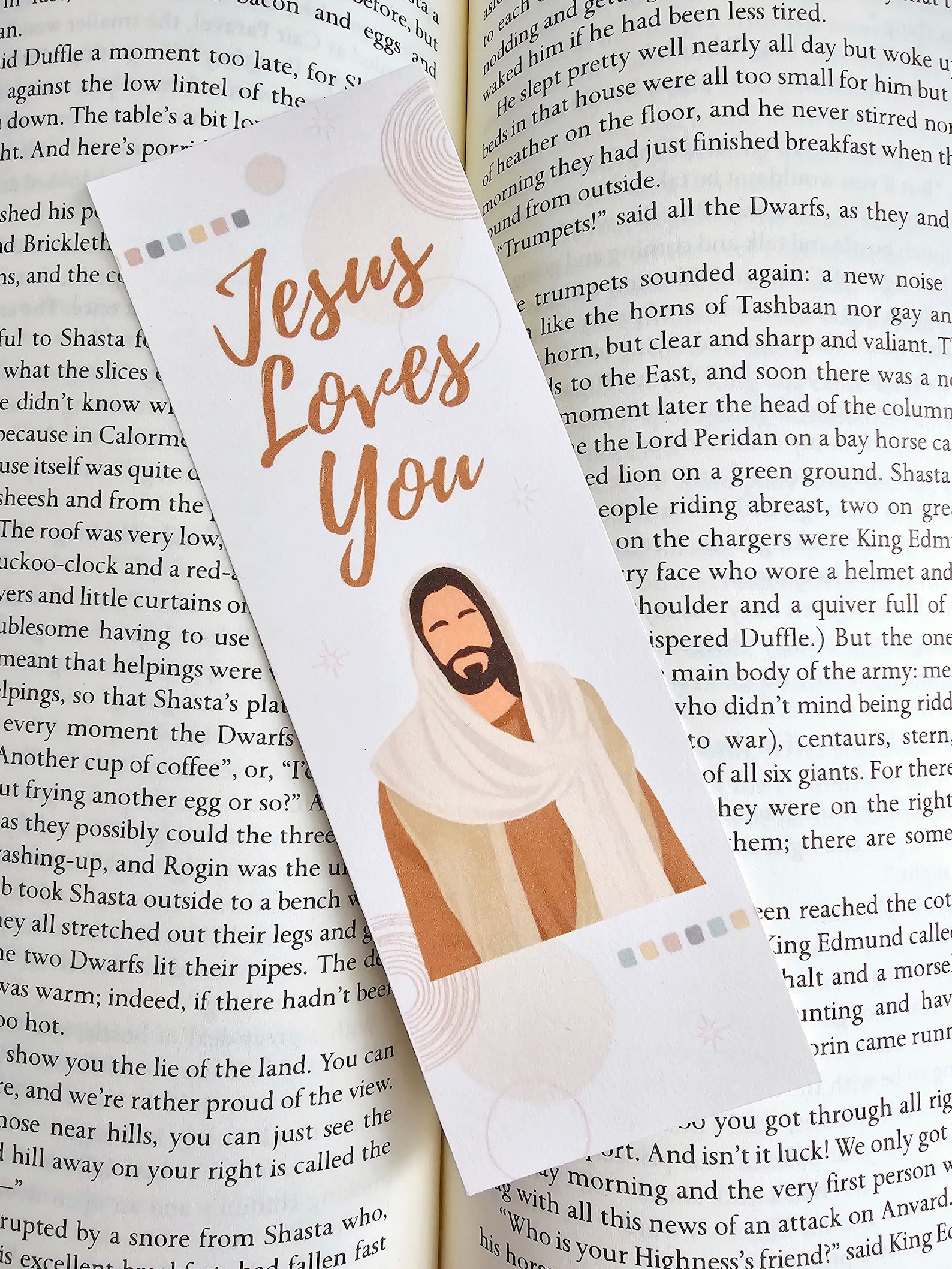 Jesus Loves You Bookmark, Spiritual Bookmark, Book Lover Gift ...
