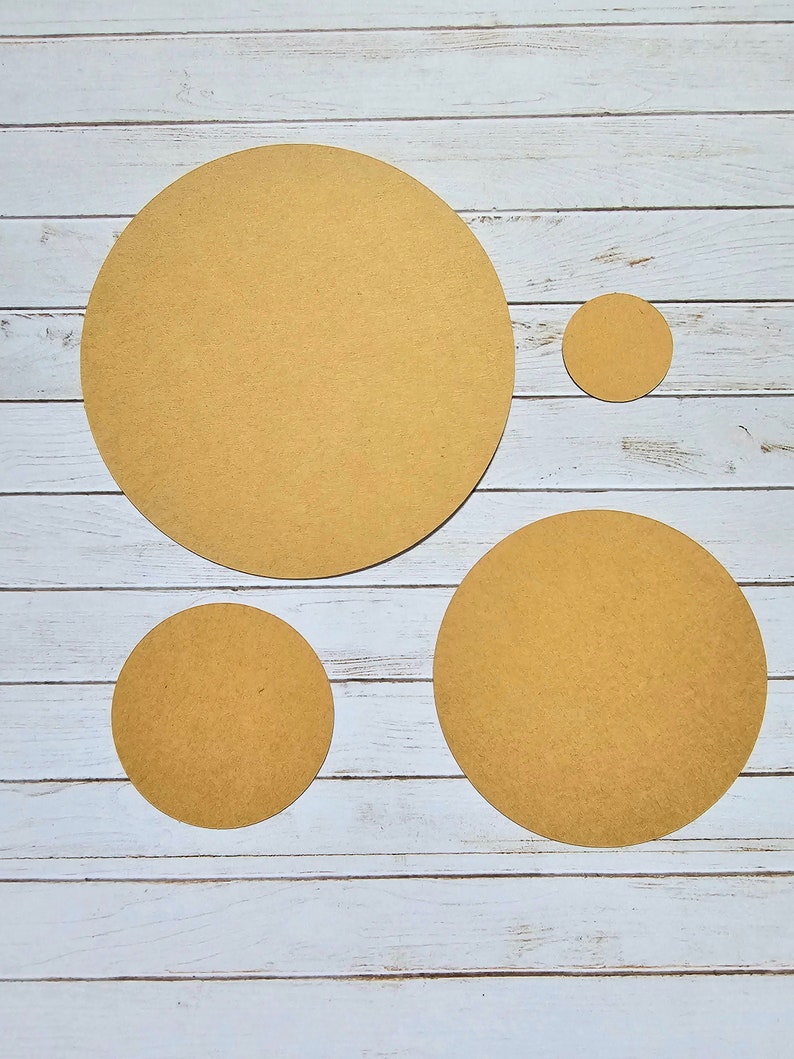 Kraft Paper Circles / Paper Die Cut Circles / Kraft Paper / Circle ...