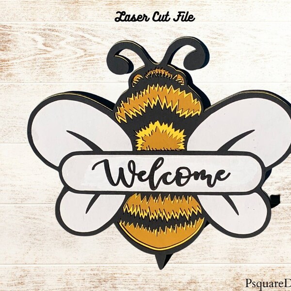 Laser Cut Welcome Sign - Etsy