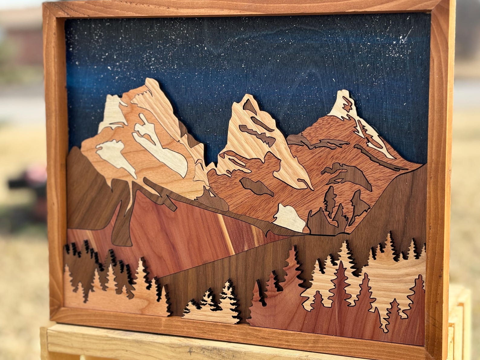 Three Sisters Canmore Alberta Quilt Pattern Laser Cut Art Mountains and ...