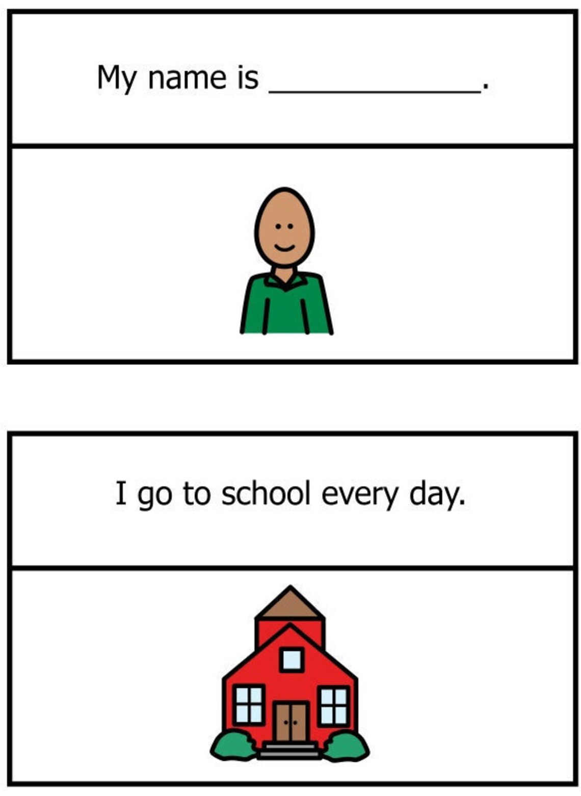 Boardmaker Social Story: Big Feelings and Tantrums at School (younger ...