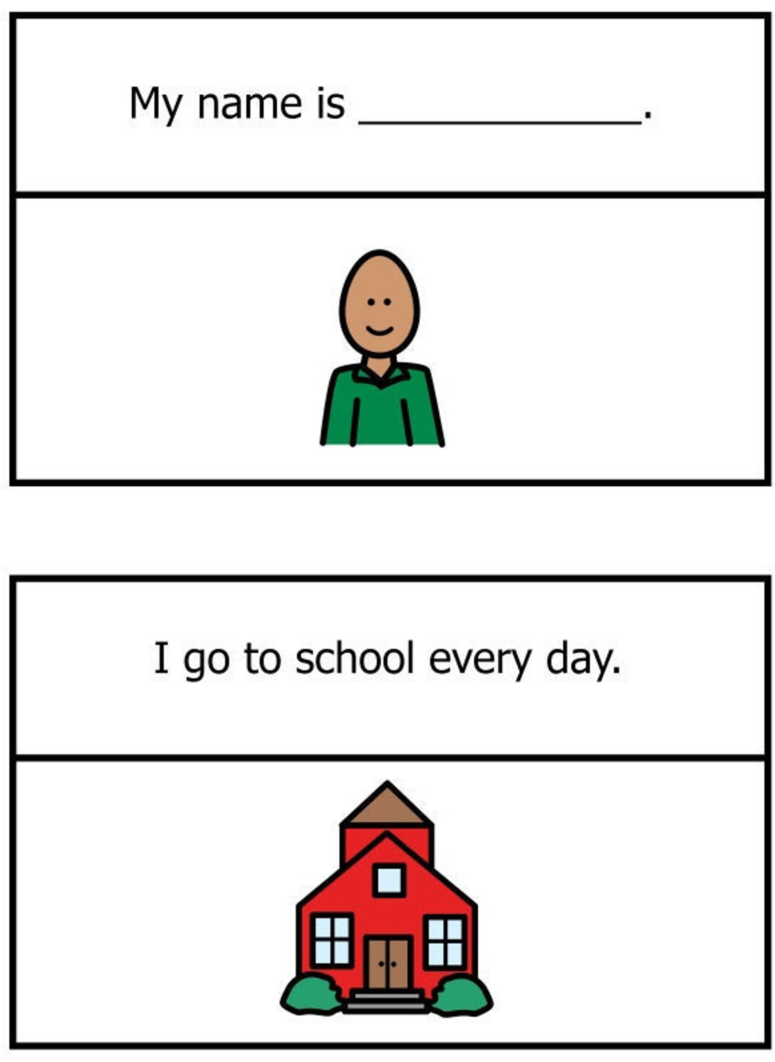 Boardmaker Social Story: Big Feelings and Tantrums at School (younger ...