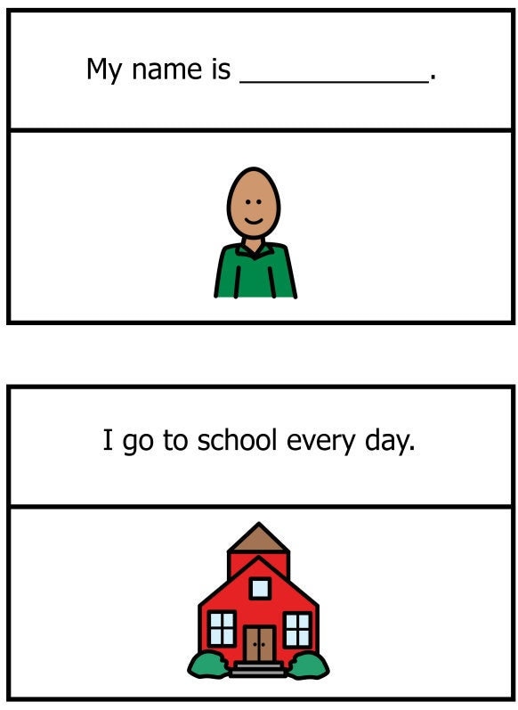 Boardmaker Social Story: Big Feelings and Tantrums at School (younger ...