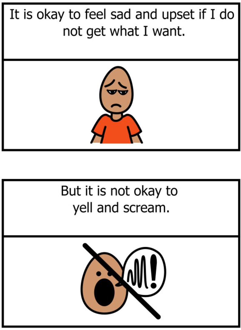 Boardmaker Social Story: Big Feelings and Tantrums at School (younger ...