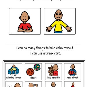 Boardmaker Social Story: Big Feelings and Tantrums at School (older ...