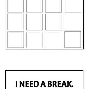 Boardmaker Take a Break/create Your Own Break Card PEC Visual - Etsy