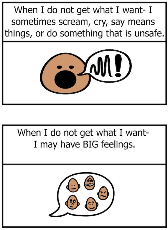 No Screaming Social Story