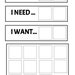 Boardmaker I Feel, I Need, I Want Card/create Your Own PEC Visual - Etsy