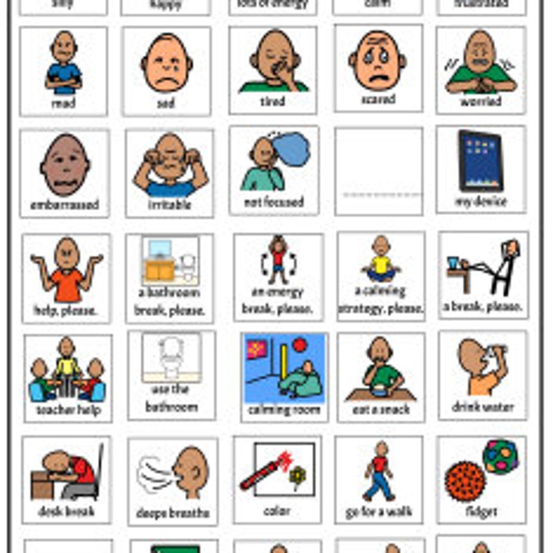 Need Communication Board - Etsy