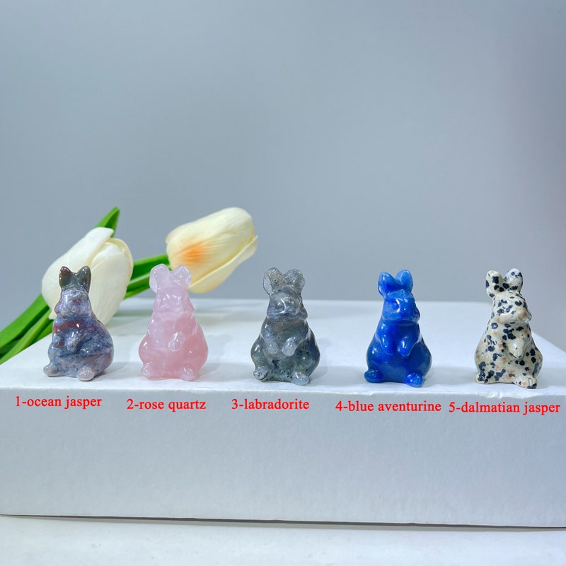 6 Crystal Rabbit - Etsy