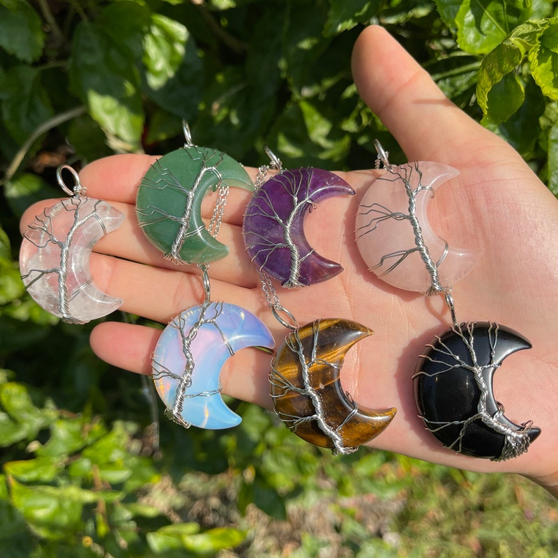 Wire Wrapped Moon - Etsy