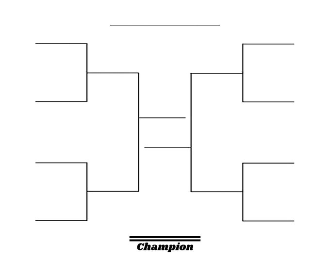 Printable Tournament Bracket: Sports & Games, 4-64 Teams (PDF) - Etsy ...