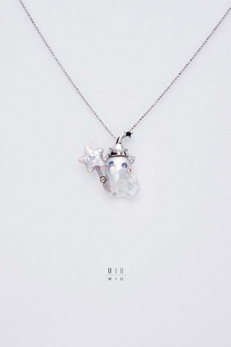 Handmade Baroque Pearl Pendant: Unique Cute Animal Charm.christmas Gift ...
