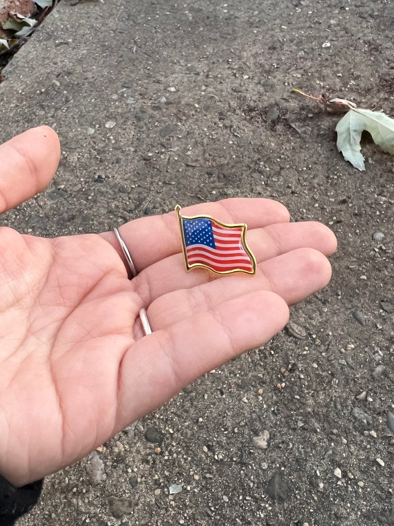 American Flag Pin | US Flag Pin | United States Pin - Etsy