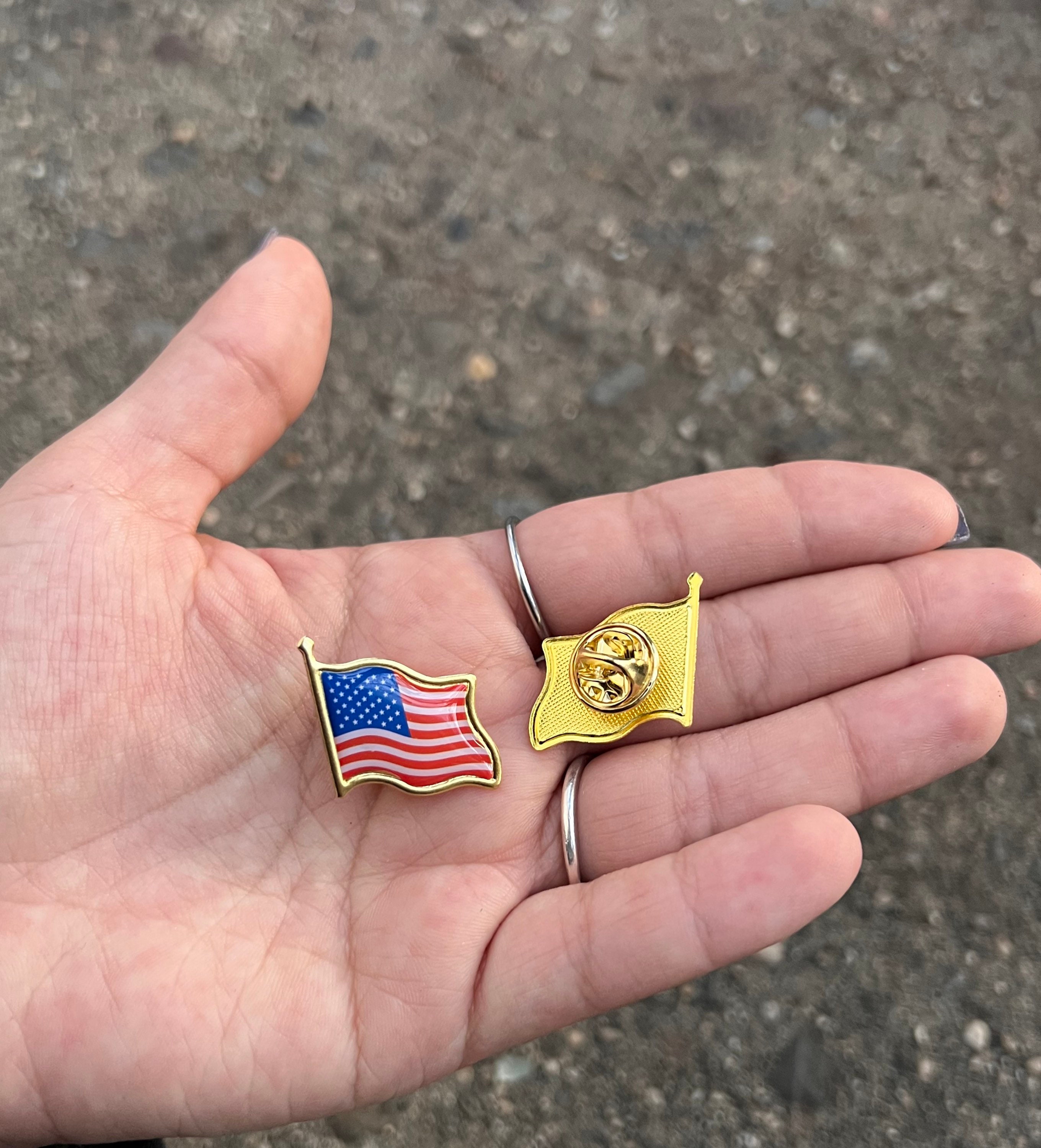 American Flag Pin | US Flag Pin | United States Pin - Etsy