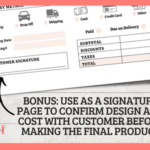 Custom Sign Order Form Editable Template, Canvas and Wood Sign Order ...