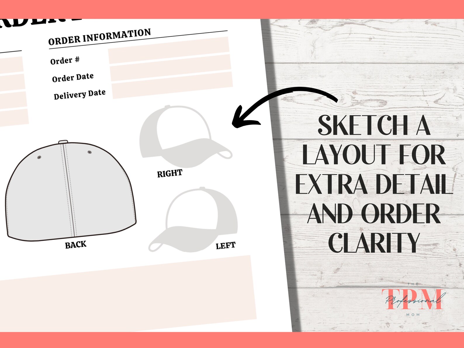 Handmade Seller Order Form Bundle, Editable Custom Craft Show Order ...