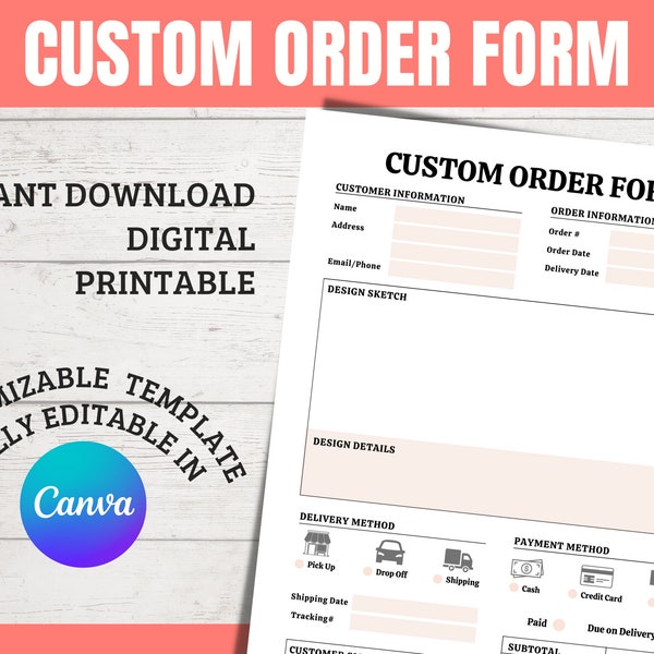 Vinyl Decal Order Form - Etsy