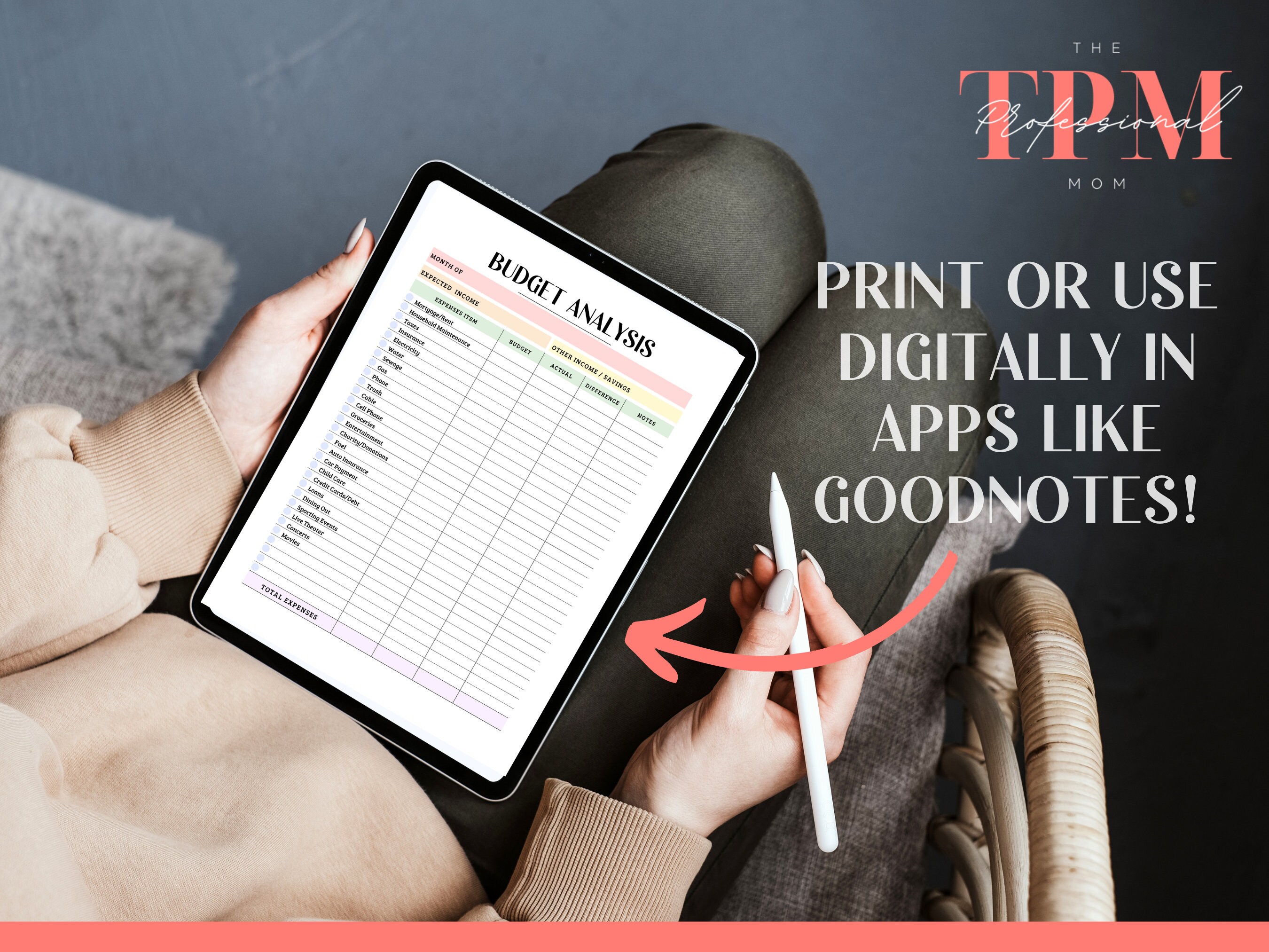 Personal Finance Digital Budget Planner Goodnotes PDF, Printable ...