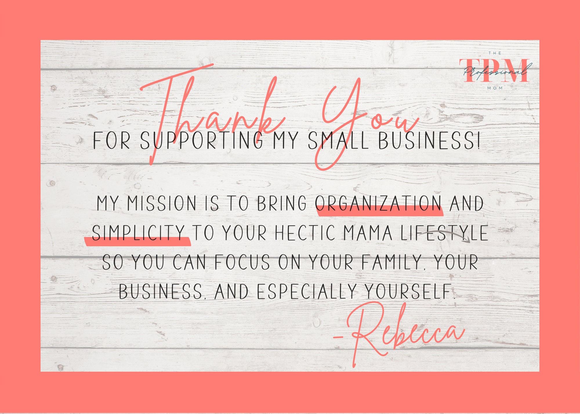 Thank You For Your Business On Invoice