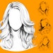 200 Procreate Hair Stamps, Procreate Women's Hairstyles Stamp Brushes ...