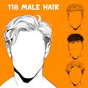 The Male Portrait Creator 330+ Stamp Brushes for Procreate - Etsy