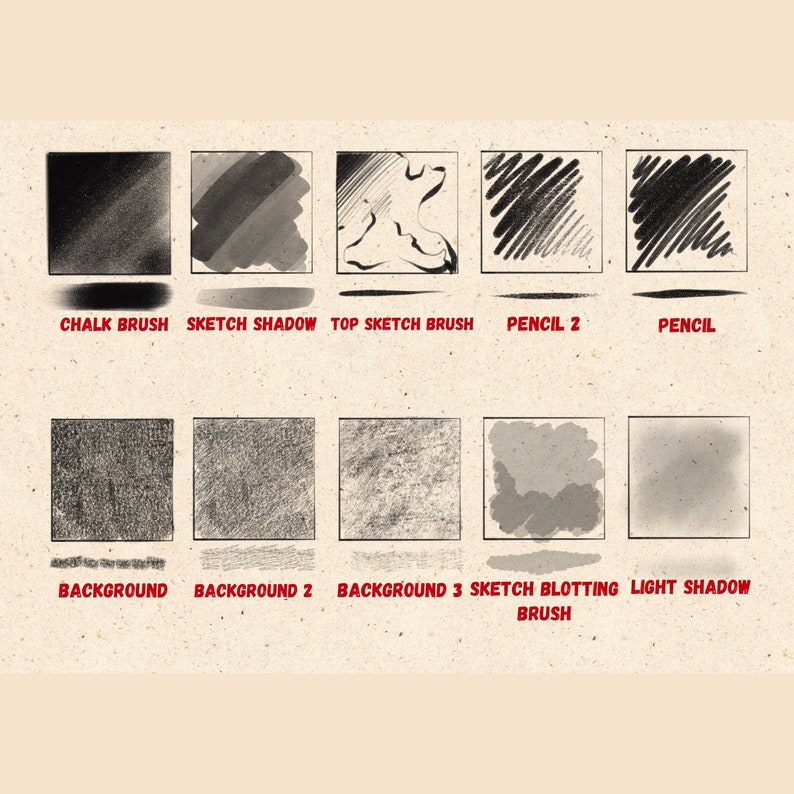 Procreate Sketch Brushes: Line Art, Tattoo & Pencil Brushes - Etsy